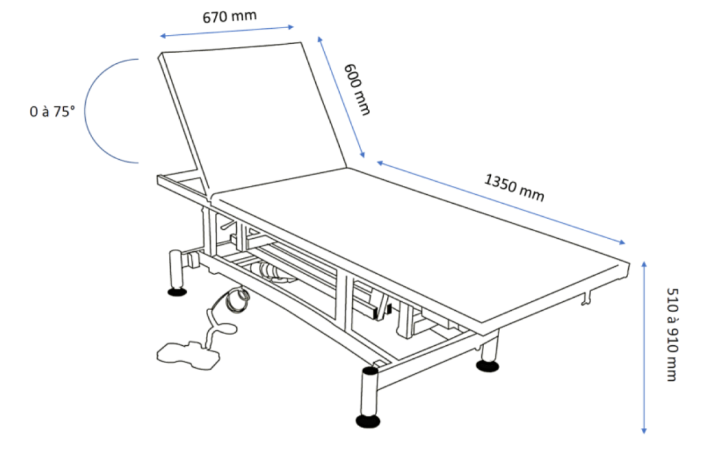 Divan Electrique 2 Plans CAIX - La boutique des médecins vasculaires